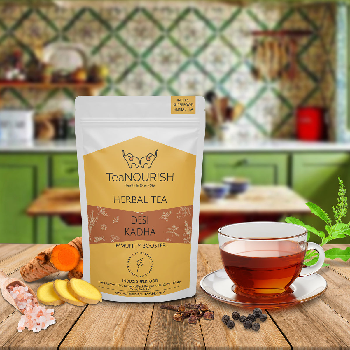 Best Healthy Desi Kadha | Herbal Tea | 100% Natural – teanourish.in